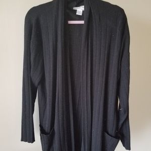 August Max | Sweaters | August Max Woman Black Cardigan Size X | Poshmark